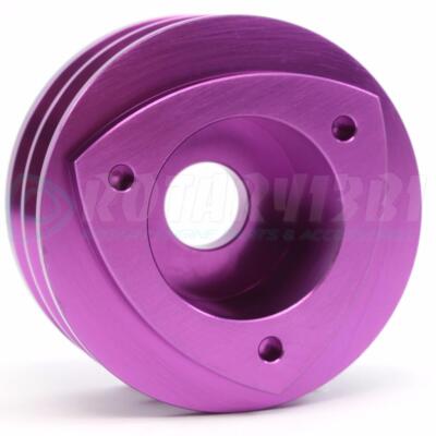1971-1991 12A 13B ROTARY ENGINE DUAL SHEAVE ALTERNATOR PULLEY ANODIZED ...