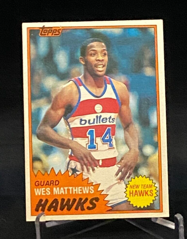 1981-82 Topps Card #69 Wes Matthews Atlanta Hawks | eBay