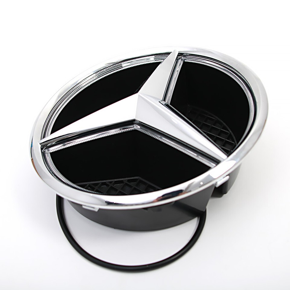 Car Front Emblem Grill LED Light Fit for Mercedes Benz Illuminated Star ...