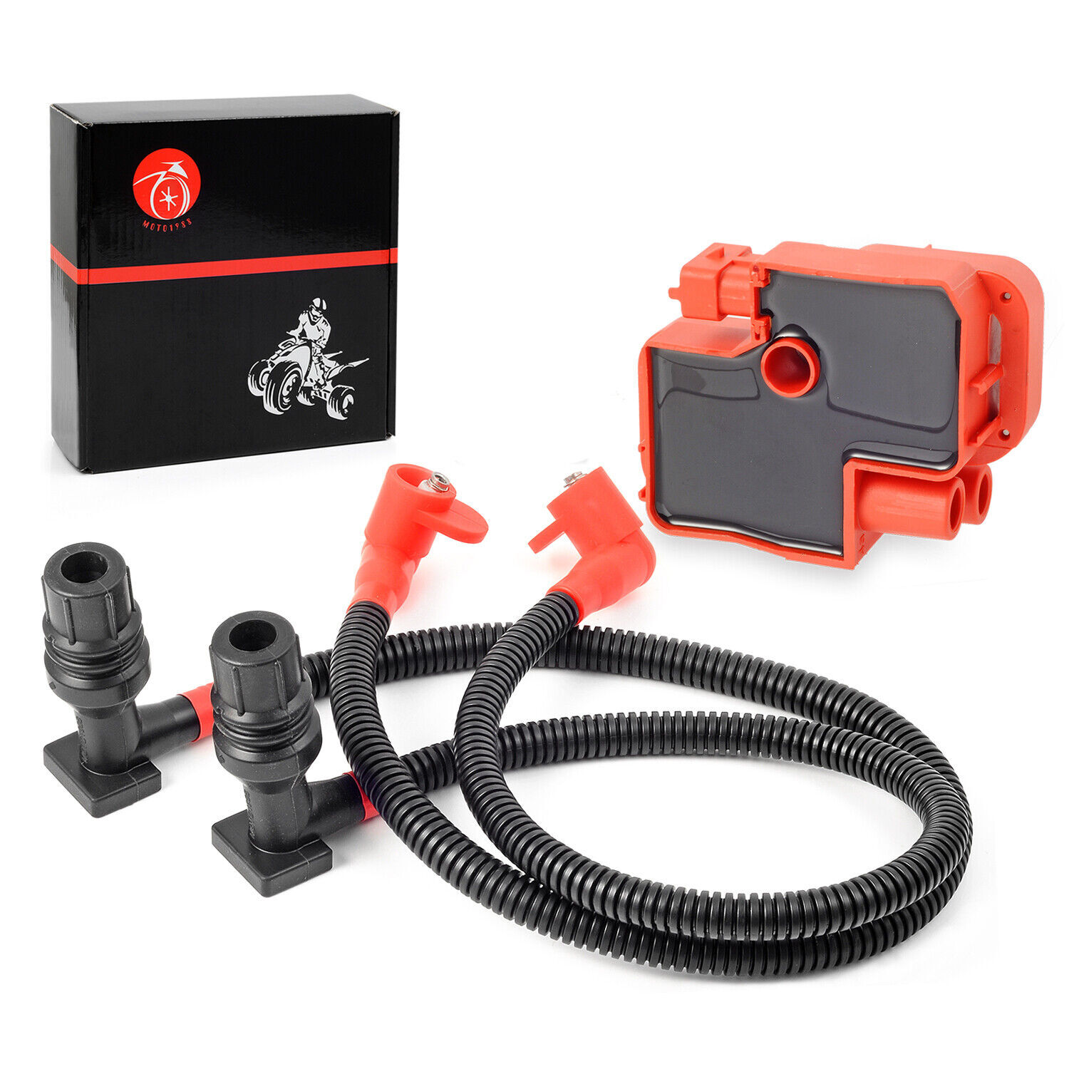 Ignition Coil w/ Spark Plug Wire For Polaris Ranger 800 2011-17 Crew ...