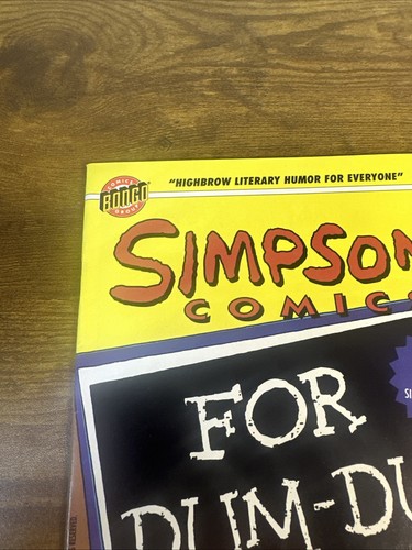 Simpsons Comics For Dum-Dums #27 BONGO COMIC GROUP Bart Homer 1996 ...