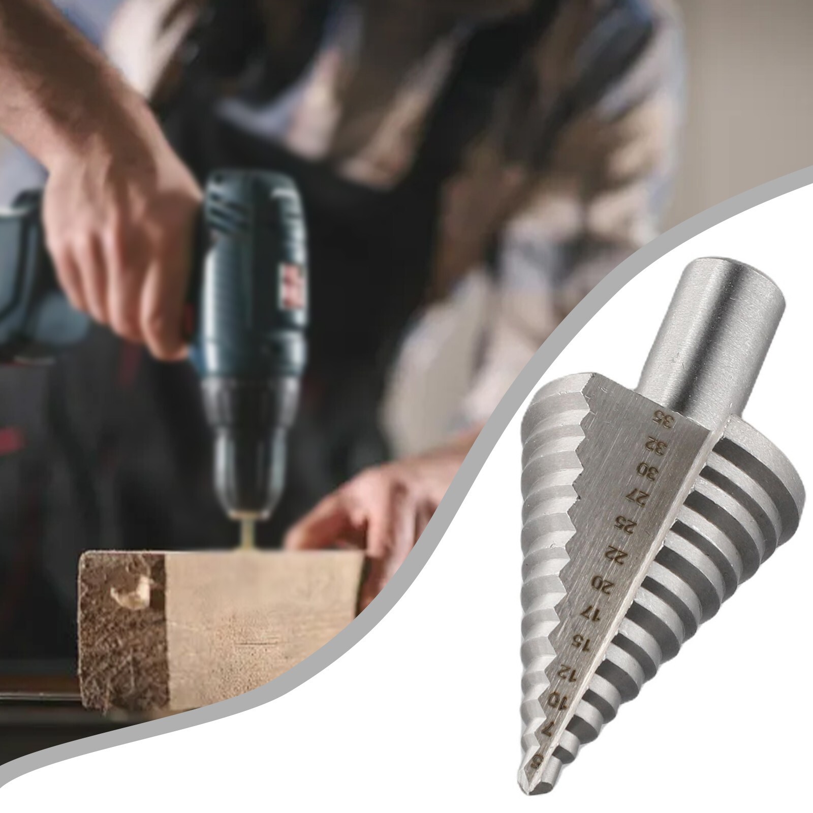 Efficiently Drill Holes with Step Drill Bit 13 Step Cone Cutter | eBay