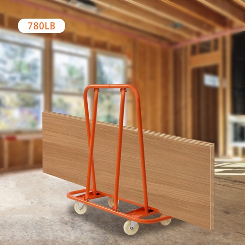 Drywall Sheet Cart Plywood Panel Dolly Trolley Truck 4 Swivel Wheels ...
