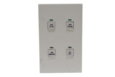 LiteTouch / Savant Metropolitan 4 Button White Keypad | eBay
