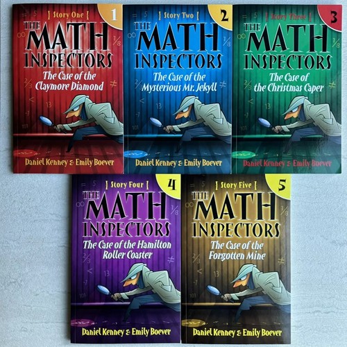 The Math Inspectors 5 Book Set by Daniel Kenney & Emily Boever (Books 1 ...