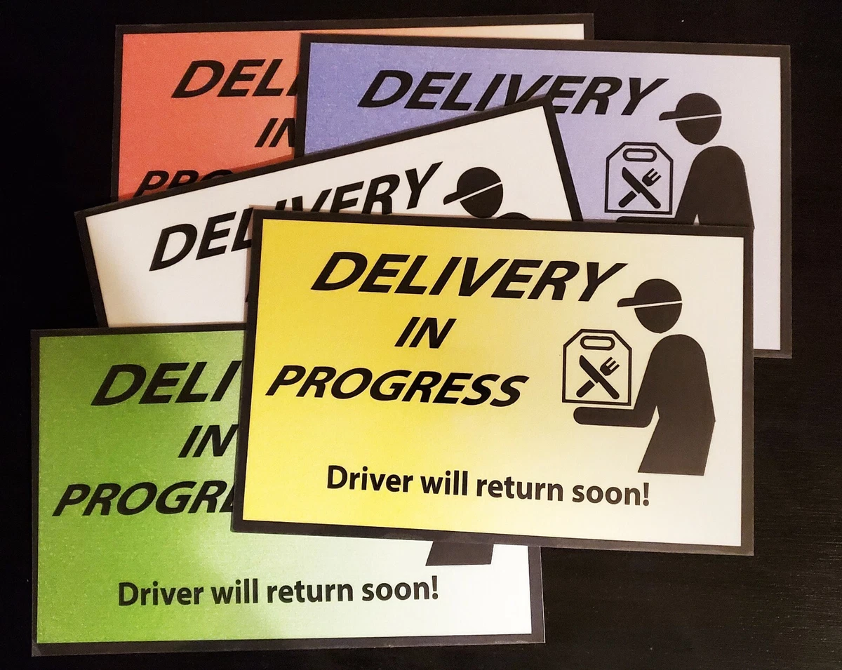 Free Delivery Sign