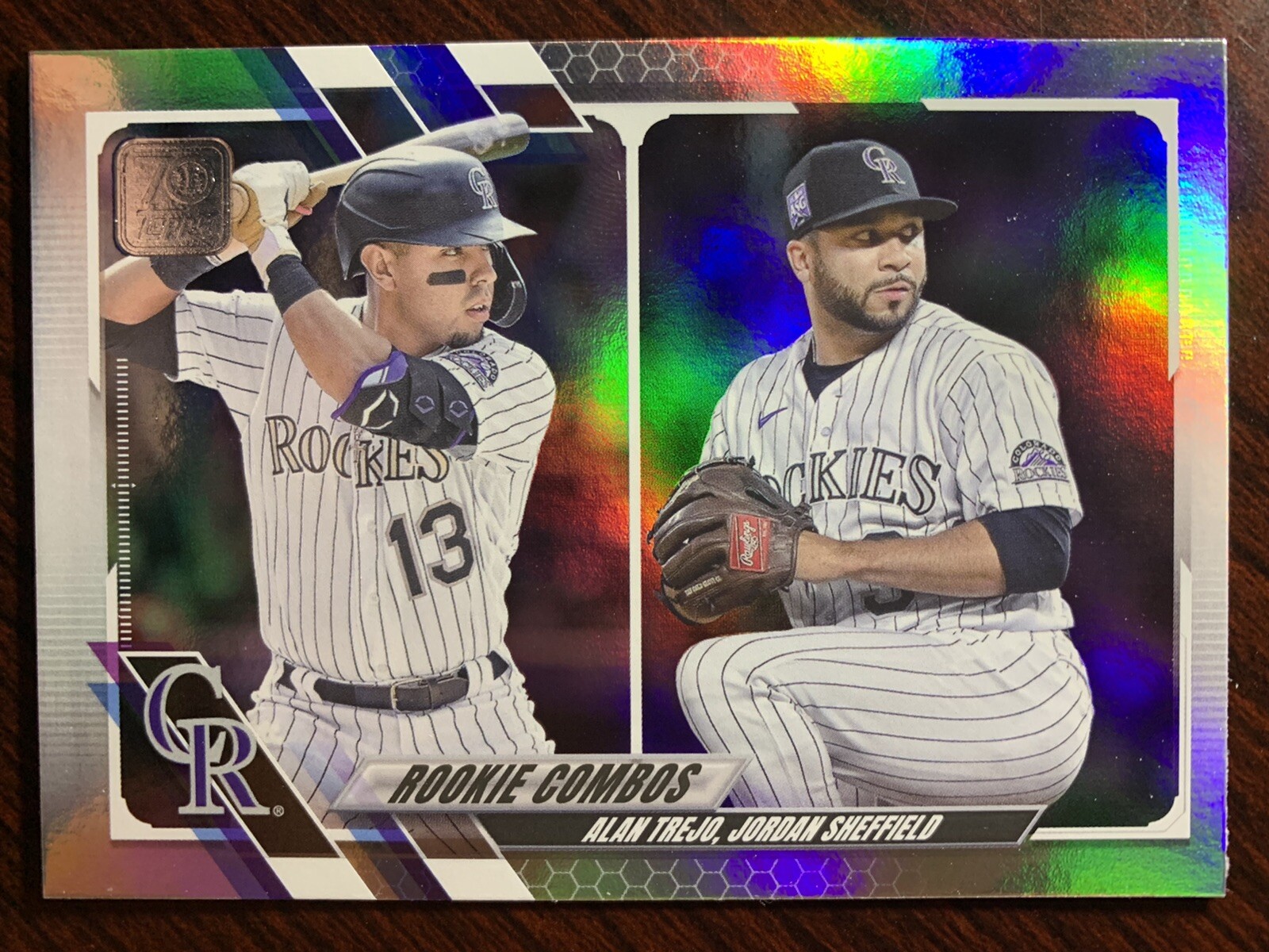 2021 Topps Update Rookie Combos Alan Trejo/Jordan Sheffield Rainbow ...