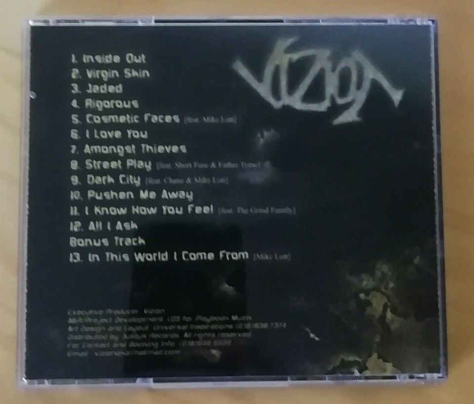VIZION - I LOVE YOU - 2003 RARE GARY INDIANA MIDWEST GANGSTA RAP G-FUNK ...