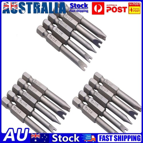 5pcs 50mm U4-U8 S2 Alloy Steel Magnetic U Shaped Electric Screwdriver ...