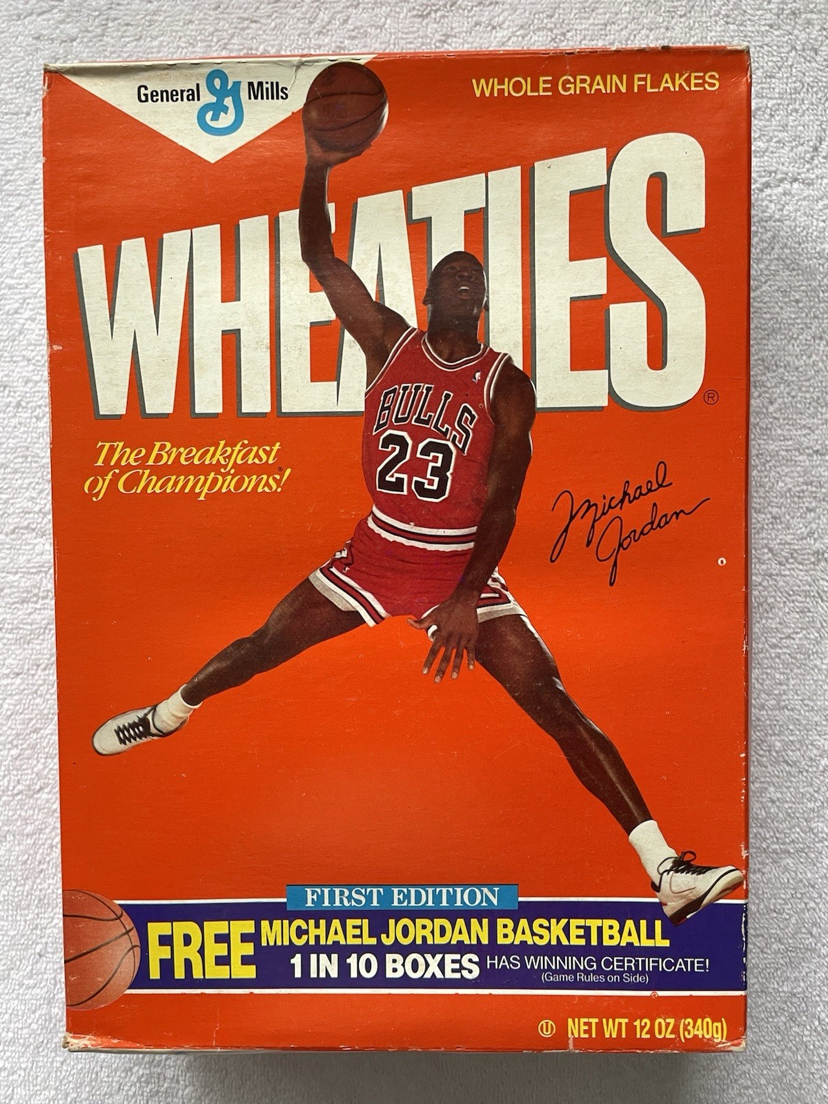 General Mills Wheaties Chicago Bulls Michael Jordan Breakfast of ...
