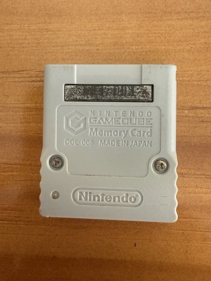Nintendo Gamecube Memory Card DOL -008 | eBay