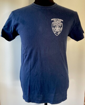 NYCD CORRECTION DEPARTMENT PHYSICAL TRAINING AND TACTICS T-SHIRT SIZE ...