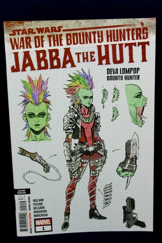 Star Wars War of Bounty Hunters Jabba the Hutt #1 2nd Print 1st Deva ...