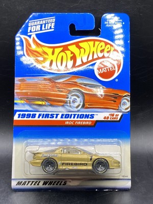 1998 Hot Wheels IROC Firebird Gold First Editions #16 True Value ...