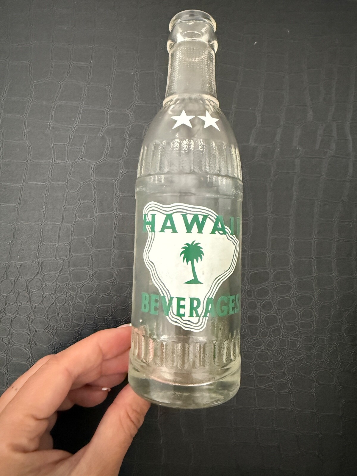 Hawaii beverages Coca-Cola 7oz Clear Bottle Vintage Rare Collectible | eBay