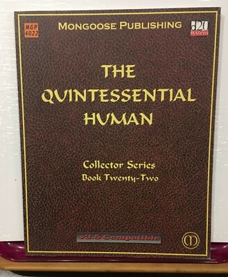 QUINTESSENTIAL HUMAN Dungeons & Dragons English RPG Collectors D&D ...