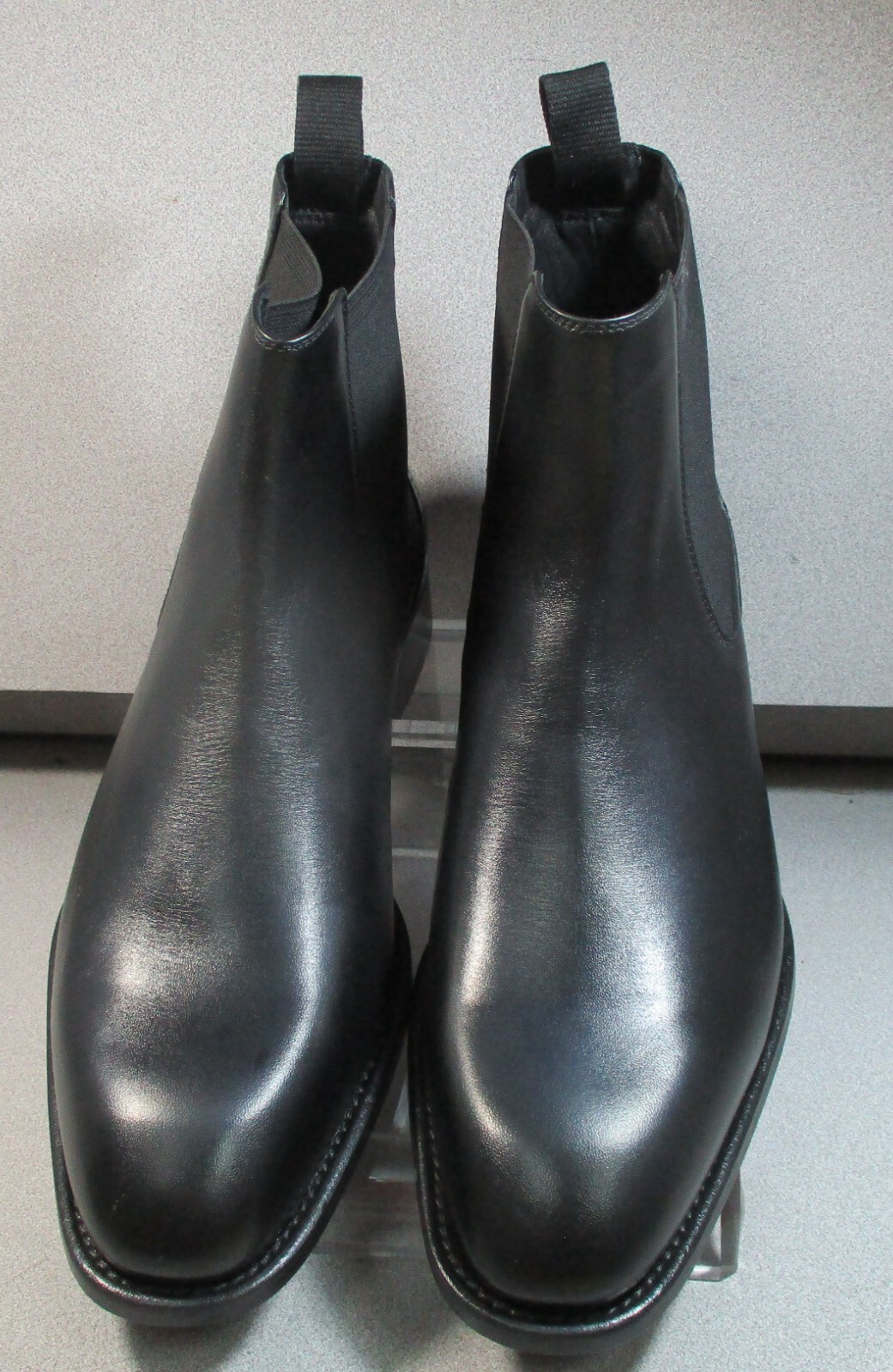 246021 MSBTi60 ELLSWORTH MEN SHOE 9 BLACK LEATHER MADE IN ITALY ...