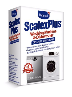 Hillmark Scalex Plus Washing Machine & Dishwasher Descaler & Freshener ...