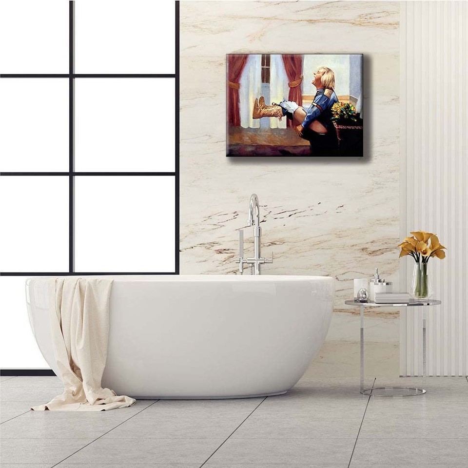 Dumb and Dumber Bathroom Art Funny Movie Poster Canvas Print Wall Art ...