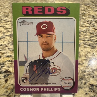 Connor Phillips Real One Auto ROOKIE Heritage High Number 2024 ROA-CP ...