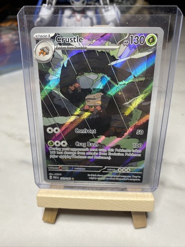 Pokémon TCG Crustle 183/182 Scarlet Violet Paradox Rift Illustration ...