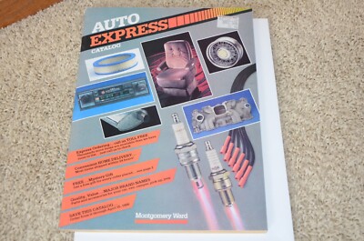 1985 Montgomery Wards Auto Express Automotive Parts Catalog Mailer ...