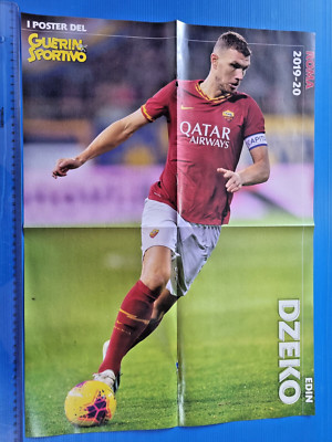 Poster Edin Dzeko Roma Guerin Sportif | eBay