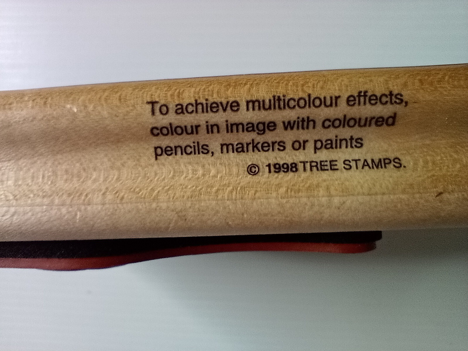 VINTAGE 90s FAIRY AND MAGIC WAND WOOD MOUNTED RUBBER STAMP TREE STAMPS ...