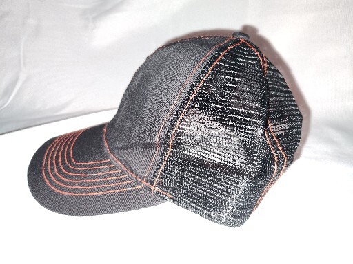 Jagermeister Off Center Logo Orange Stitch Trucker Mesh Hat Cap ...