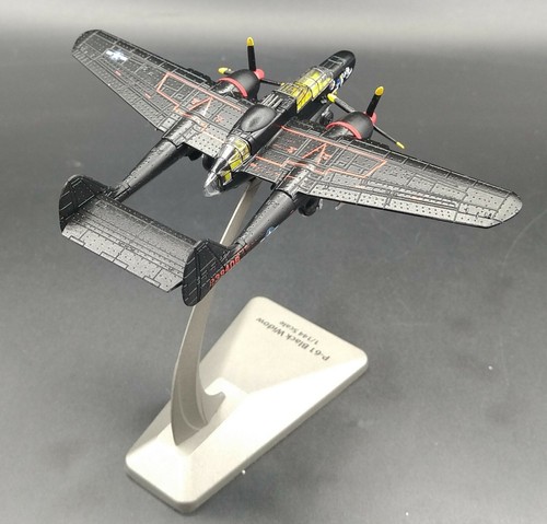 1:144 Scale WWII USAF P-61 Black Widow Bomber Aircraft Black Diecast ...