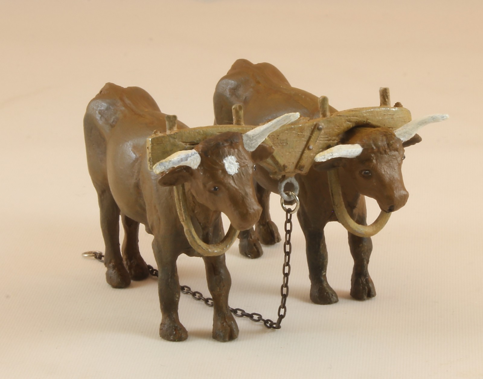 Berkshire Valley Models O/On3/On30 1/48 Harnessed Oxen Team, 1 per pkg ...