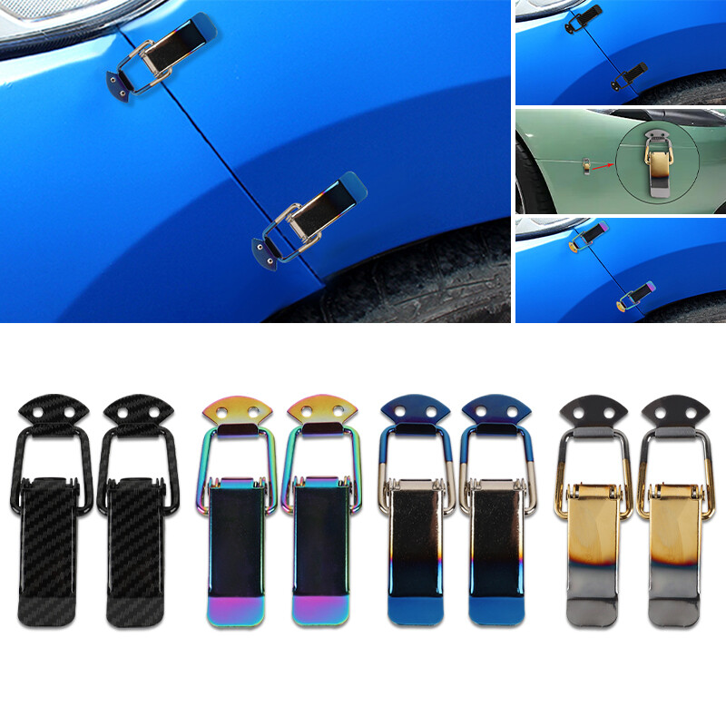 2Pcs Quick Release Car Bumper Buckles Fasteners Trunk Fender Bumper ...