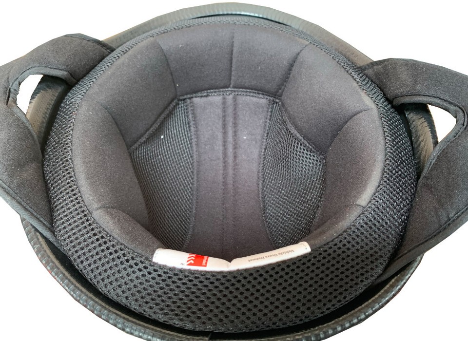 German style skull cap helmet open face Matt black Gloss Carbon 5 tick ...