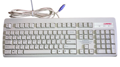 Vintage Compaq Keyboard PS/2 166516-006 Model KB-9860 | eBay