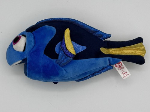 TY Disney Pixar Finding Nemo Sparkle Dory 9" Plush Fish Stuffed Animal ...