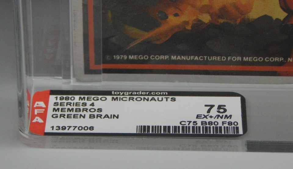 1980 vintage AFA 75 Mego MICRONAUTS alien MEMBROS Microman MOC toy ...