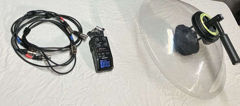 Wildtronics Pro Mono-Stereo Parabolic Microphone With Zoom H6 Audio ...