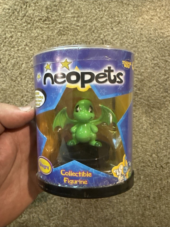New Sealed Uni 2003 Neopets Collectible Figure Figurine Thinkway Pair ...