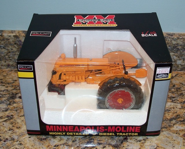 SpecCast Minneapolis Moline Toy Tractor Model U Narrow Diesel 1/16 for ...