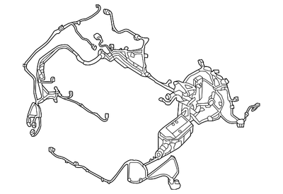 12 to 16 Land Rover Range Evoque Engine Wire harness with fuse box ...