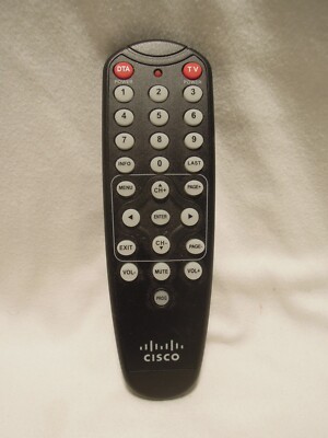 Cisco HDA-IR2.1 Cable Box Remote for Cisco DTA 170HD Digital Transport ...