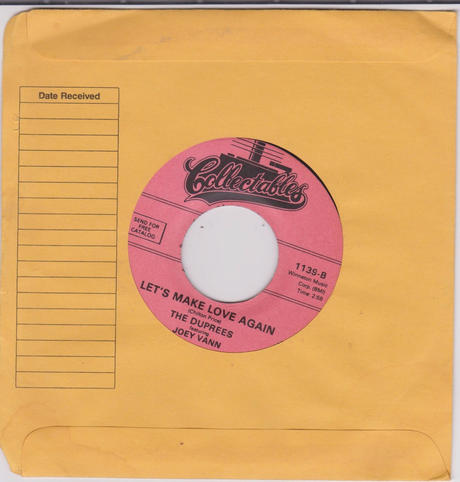 THE DUPREES feat JOEY VANN {Doo Wop} Gone With The Wind / Let's Make ...