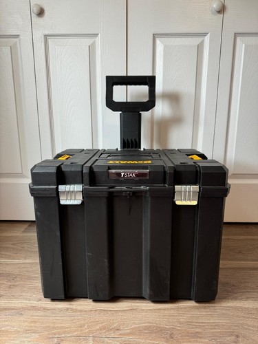 DEWALT Tool Box with Wheels, TSTAK, Deep Box With Wheels (DWST17820 ...