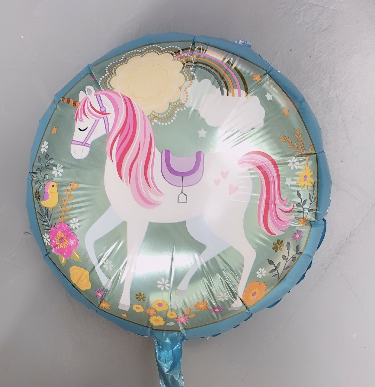 Reusable 18" Happy Birthday Party Foil Balloon Self Inflating Air ...