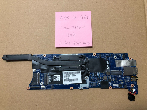 Dell XPS 13 9360 Motherboard i7-7560U 16GB LA-D841P | eBay