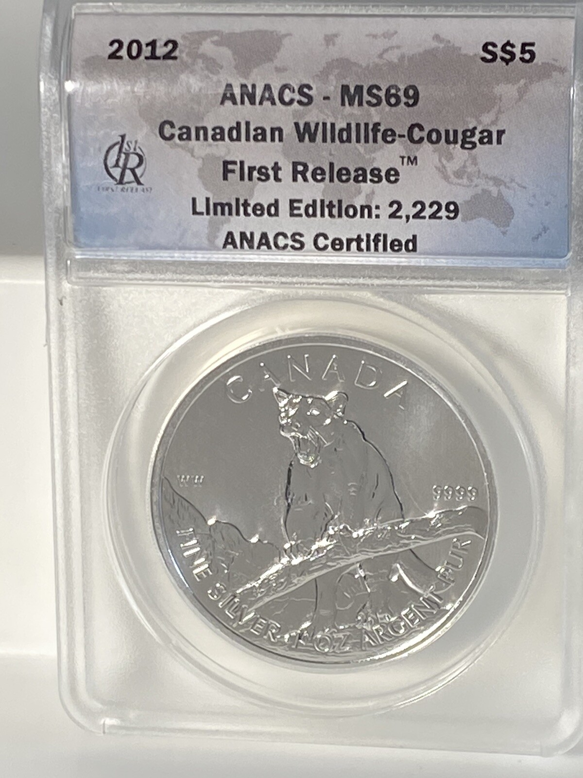2012 Canada Canadian Wildlife - Cougar ANACS MS-69, Buy 3 Items, Get $5 Off!!! | eBay