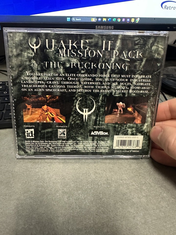 Quake 2 Mission Pack: The Reckoning (PC) **MISSING MANUAL/ INCLUDES ...