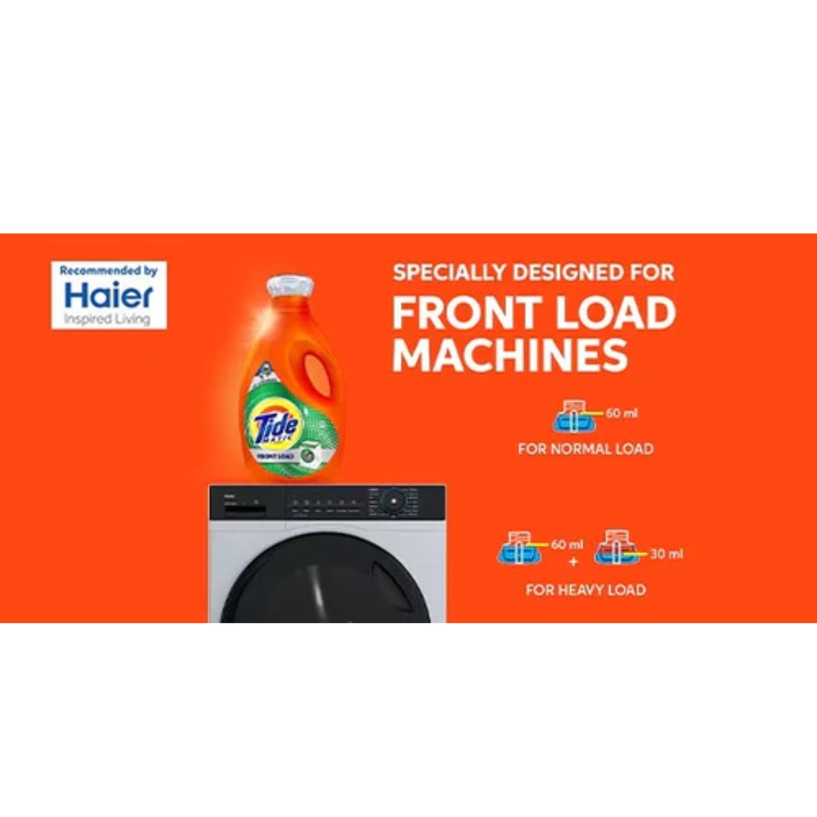Tide Matic Front Load Liquid Laundry Detergent, 850ml (Pack of 2) | eBay