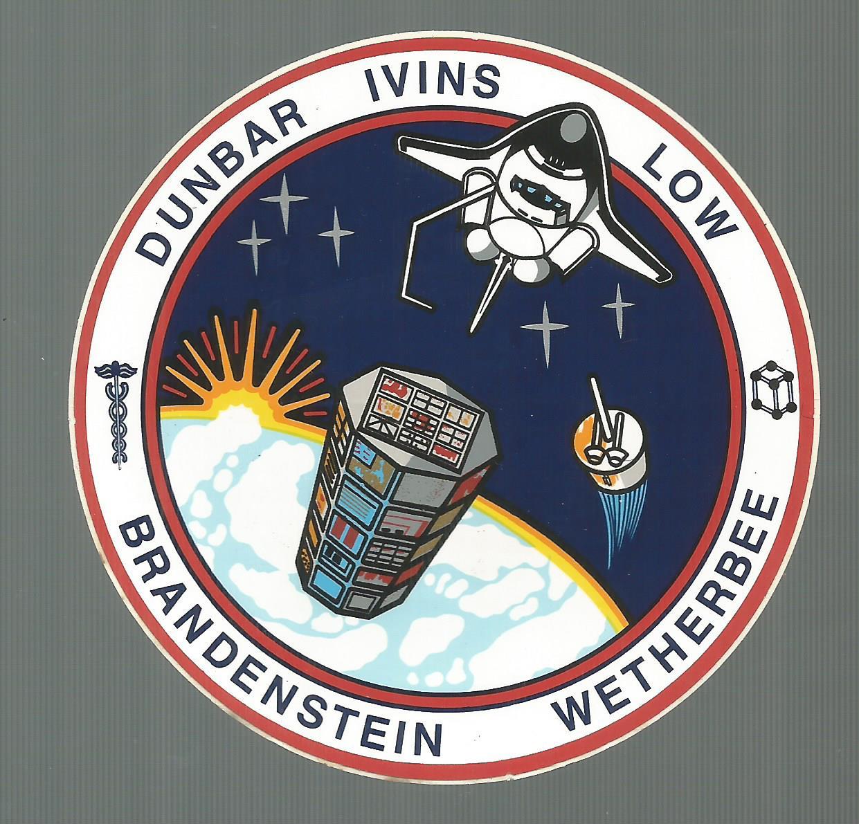 NASA SHUTTLE COLUMBIA STS-32 CREW PATCH SPACE DECAL STICKER 3 1/2" | eBay