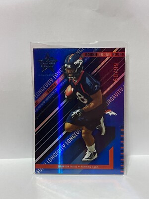 2004 Leaf Rookies and Stars Longevity Sapphire #206 Brandon Miree /99 ...